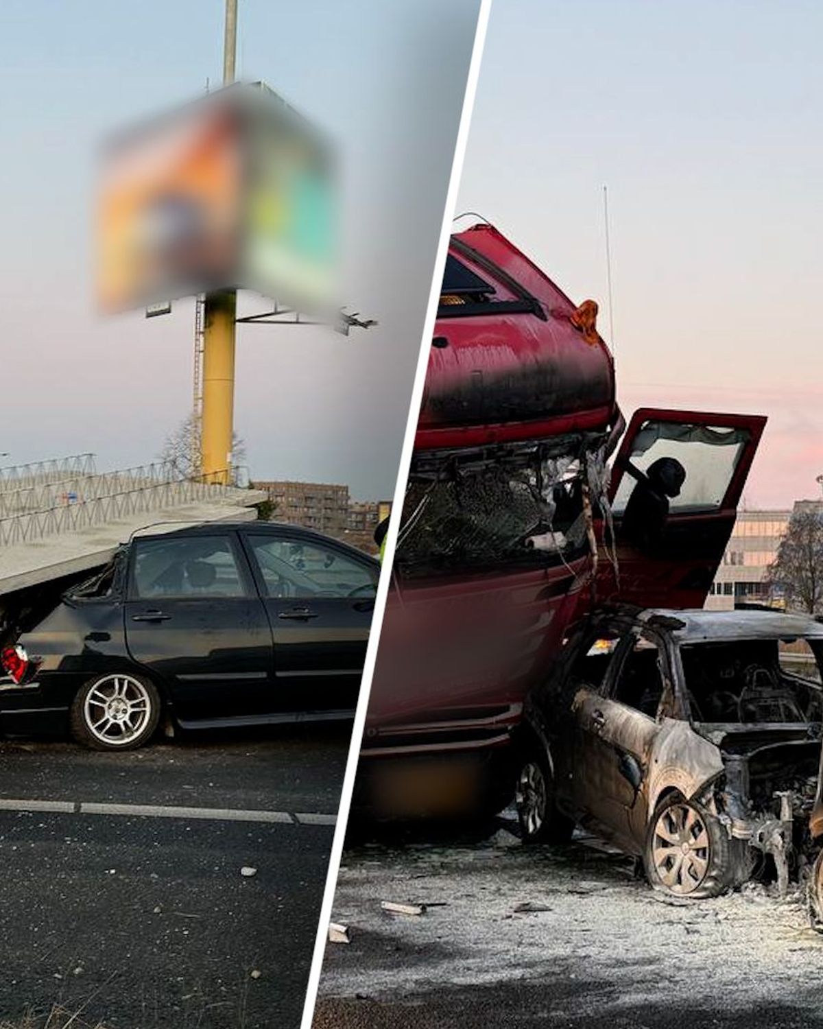 Ravage op A2 na zwaar ongeluk met meerdere voertuigen - Omroep Gelderland