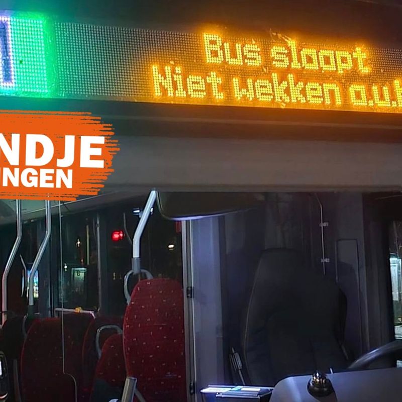 Rondje Groningen: Sssht, de bus slaapt... - RTV Noord