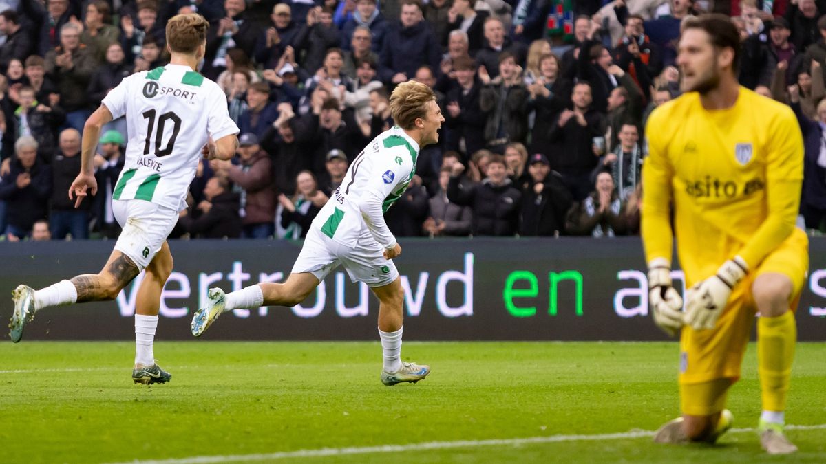 Warming-up: FC Groningen - Heracles Almelo - RTV Noord