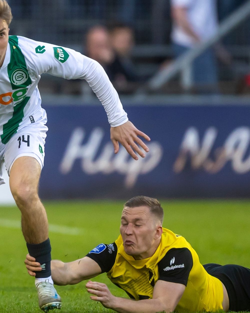 Warming-up: NAC Breda - FC Groningen - RTV Noord