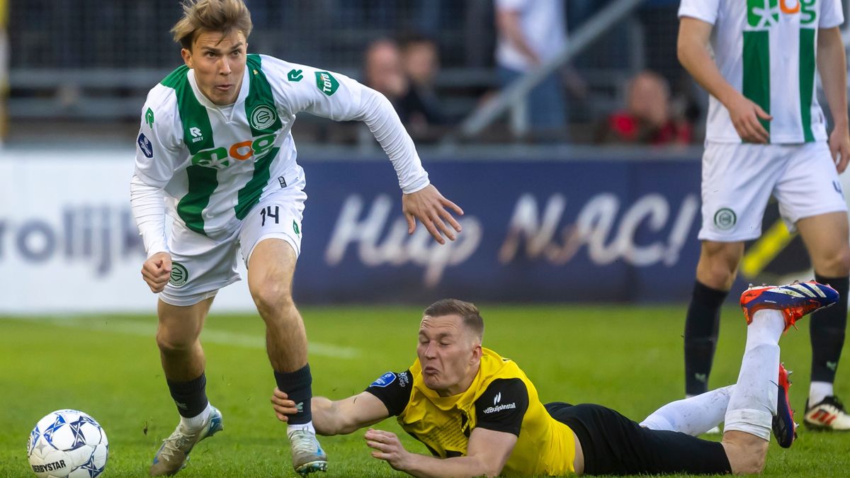 Warming-up: NAC Breda - FC Groningen - RTV Noord
