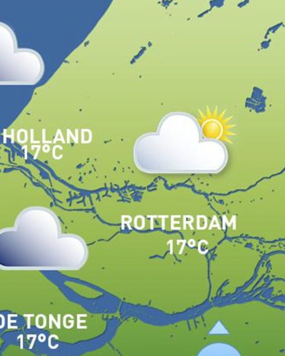 Het weer van vandaag: bewolkt en vanavond lichte regen - Rijnmond