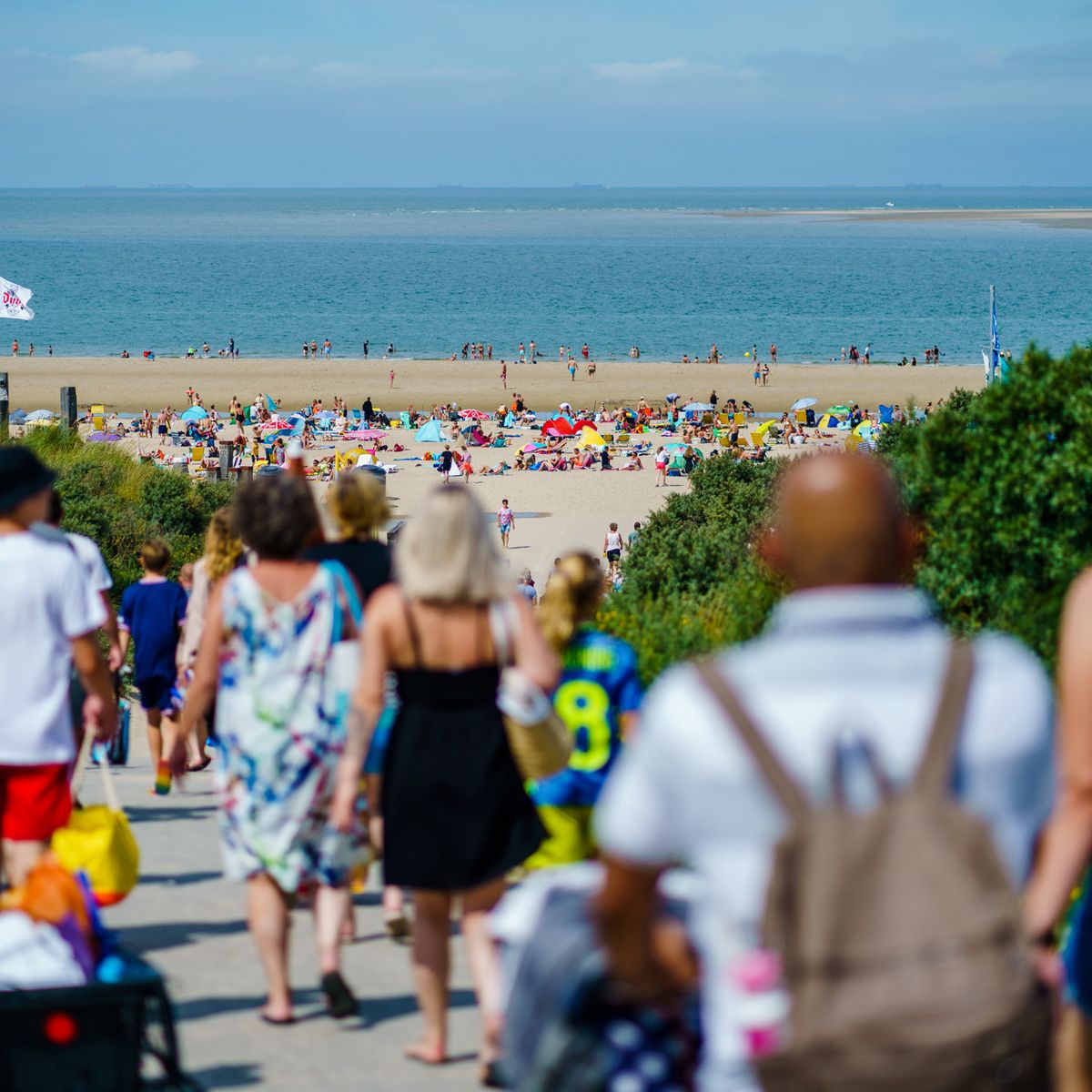 Grote drukte op Schouwse stranden en centrum Renesse: 'Parkeerplaatsen ...