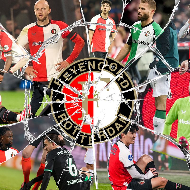 Feyenoord mist tien (!) spelers tegen AC Milan - Rijnmond