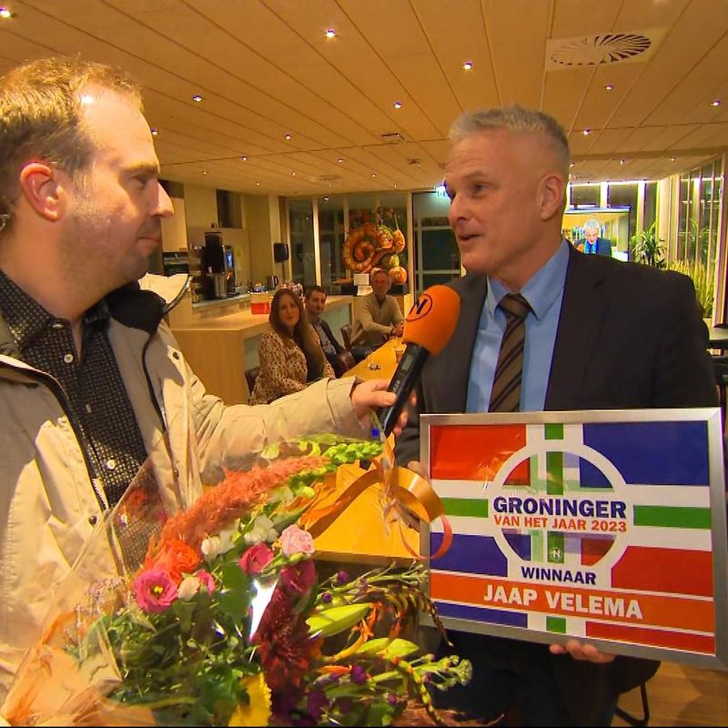 Jaap Velema is Groninger van het Jaar 2023 - RTV Noord