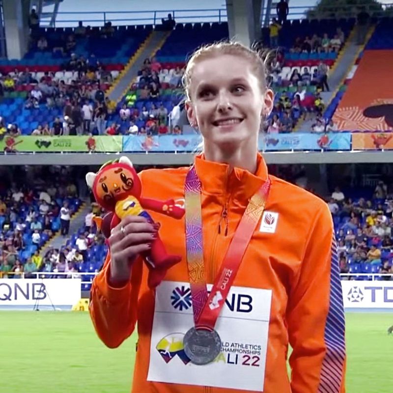 Hoogspringster Britt Weerman pakt zilver bij WK junioren - RTV Drenthe Hoogspringster Britt Weerman pakt zilver bij WK junioren - RTV Drenthe