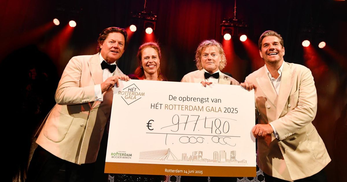 Eén miljoen euro opgehaald bij Rotterdam Gala: 'Burgemeester Schouten ...