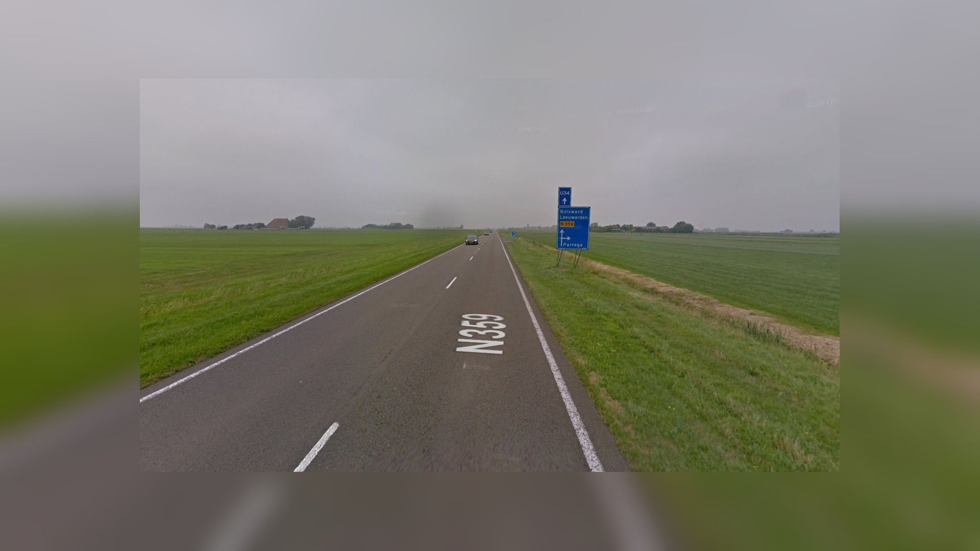 Werk aan de N359 tussen Bolsward en Workum - Omrop Fryslân