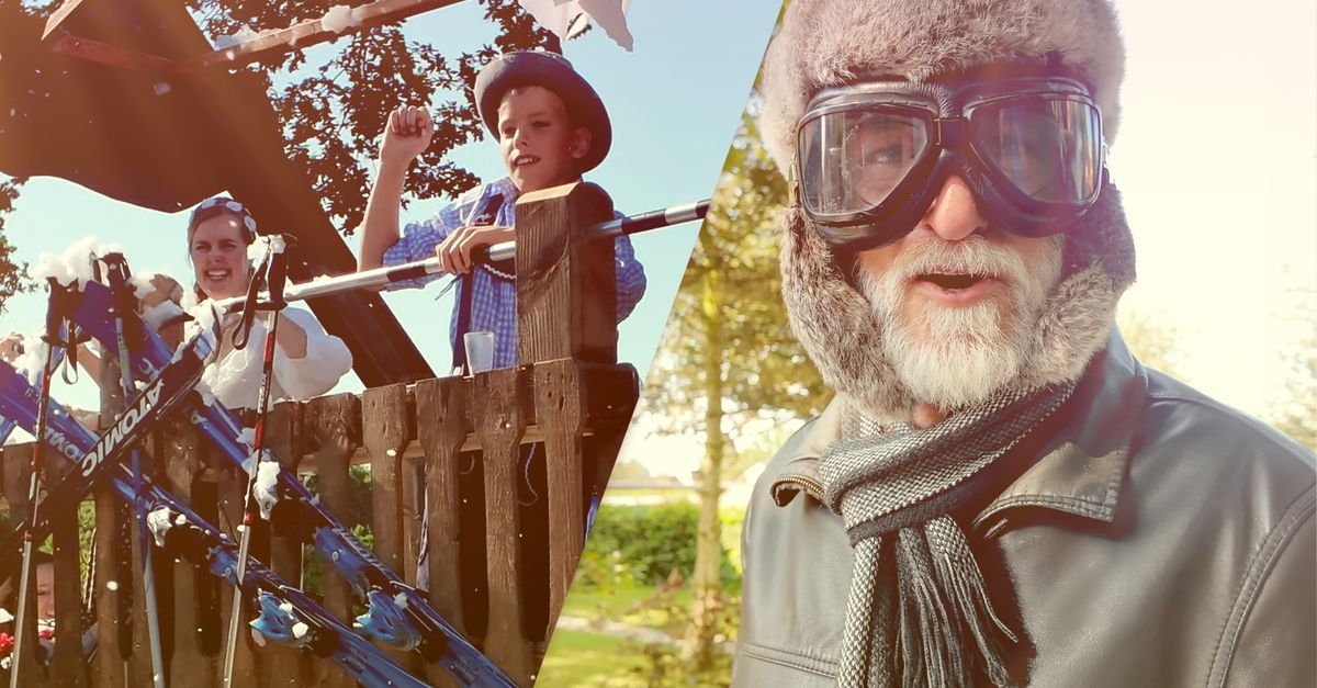 Zomer in Fryslân, maar winter in Opeinde: "Geeft een beetje verkoeling ...