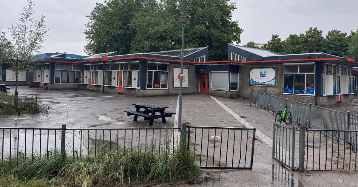 Scholen dicht door dreiging: agenten bij leeg schoolplein, brief op de ...