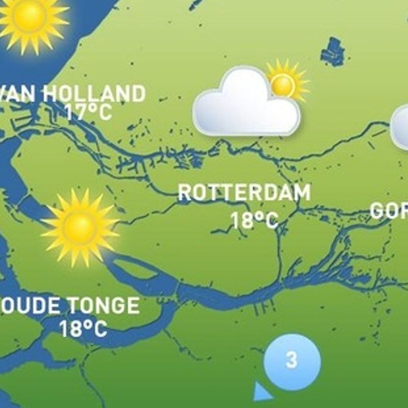 Het weer van vandaag: warmer met veel zon - Rijnmond