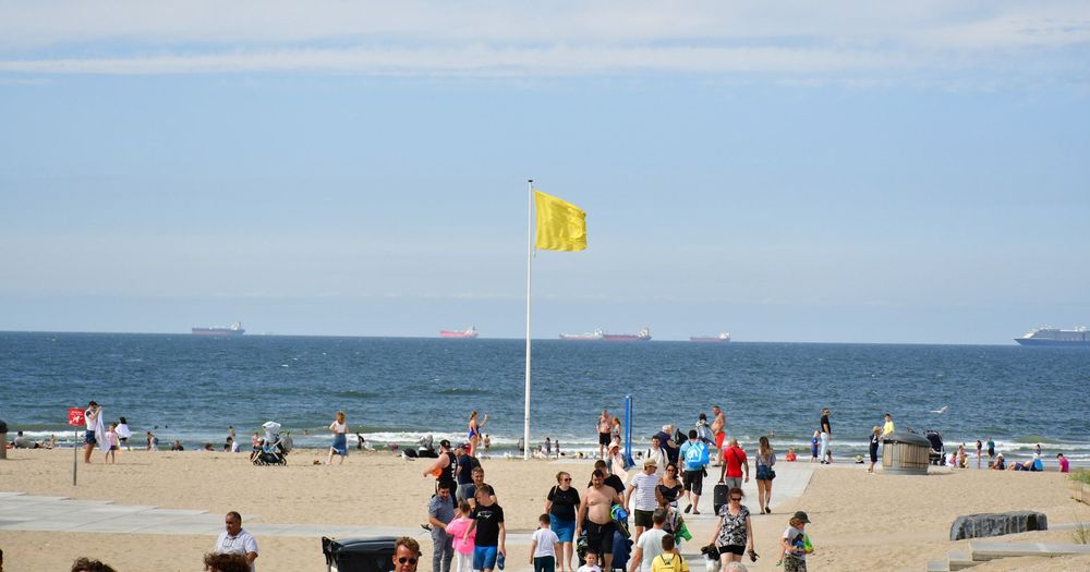 Sterke stromingen in zee: gele vlag op Haagse stranden - Omroep West