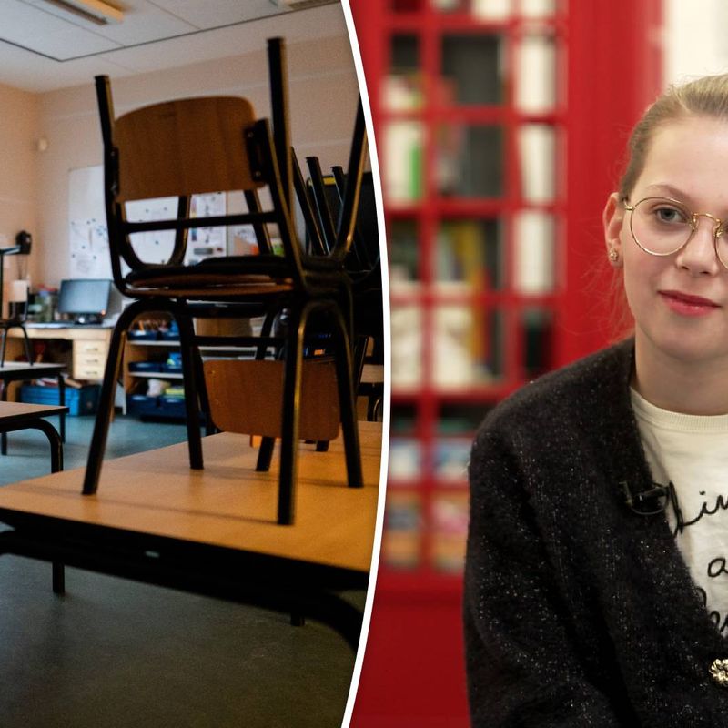 Floor vreesde vijf jaar geleden dat de school altijd dicht zou blijven ...