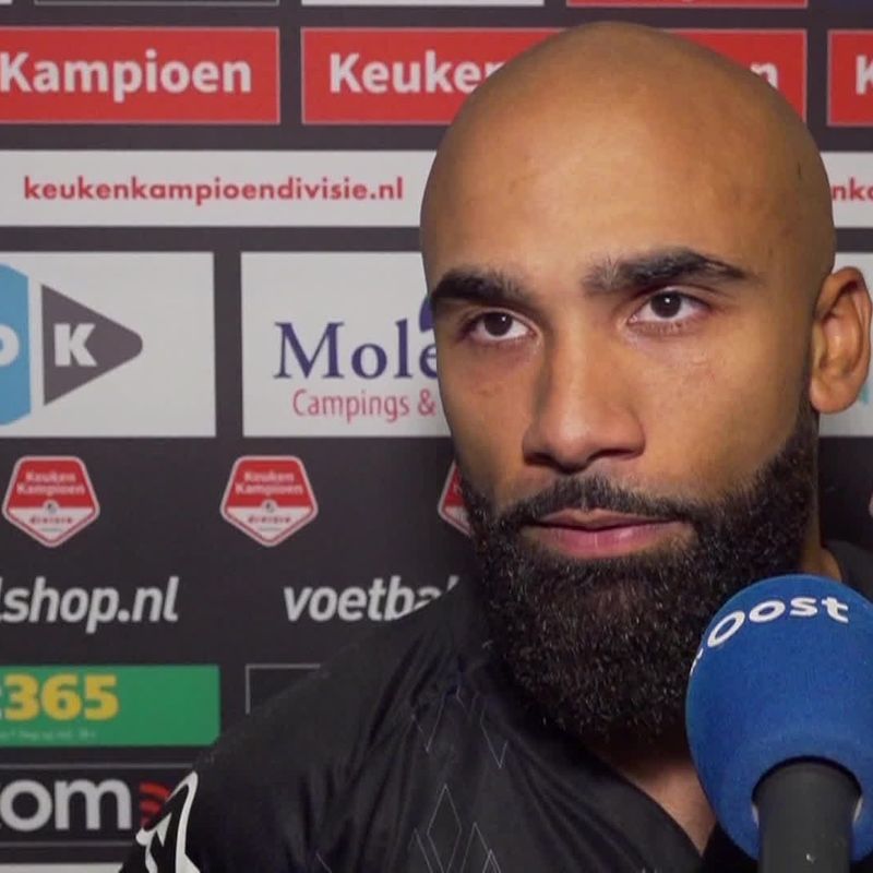 Doelpuntenmaker Samuel Armenteros teleurgesteld na zwakke eerste helft ...