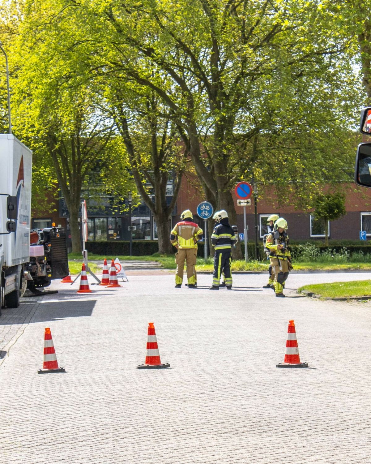 Gaslek yn Snits by grûnwurk | Brechje oan de Jokse yn Ljouwert ôfbaarnd ...