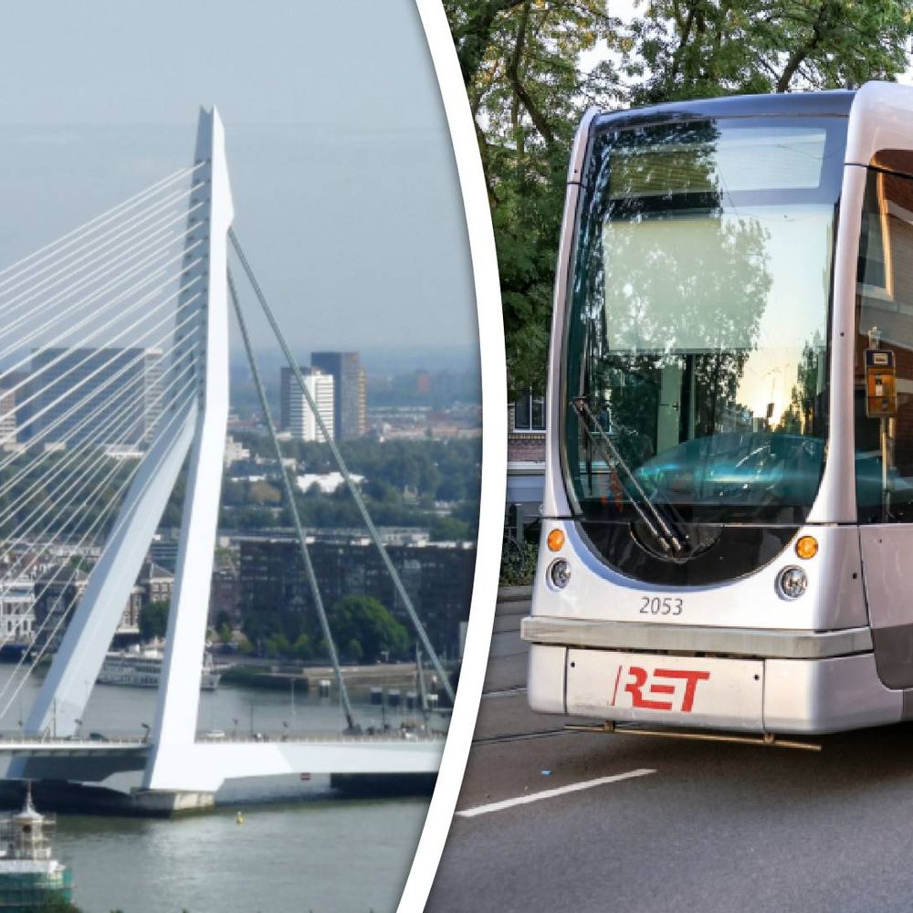 Let op: vanaf vandaag wekenlang geen trams over Erasmusbrug - Rijnmond