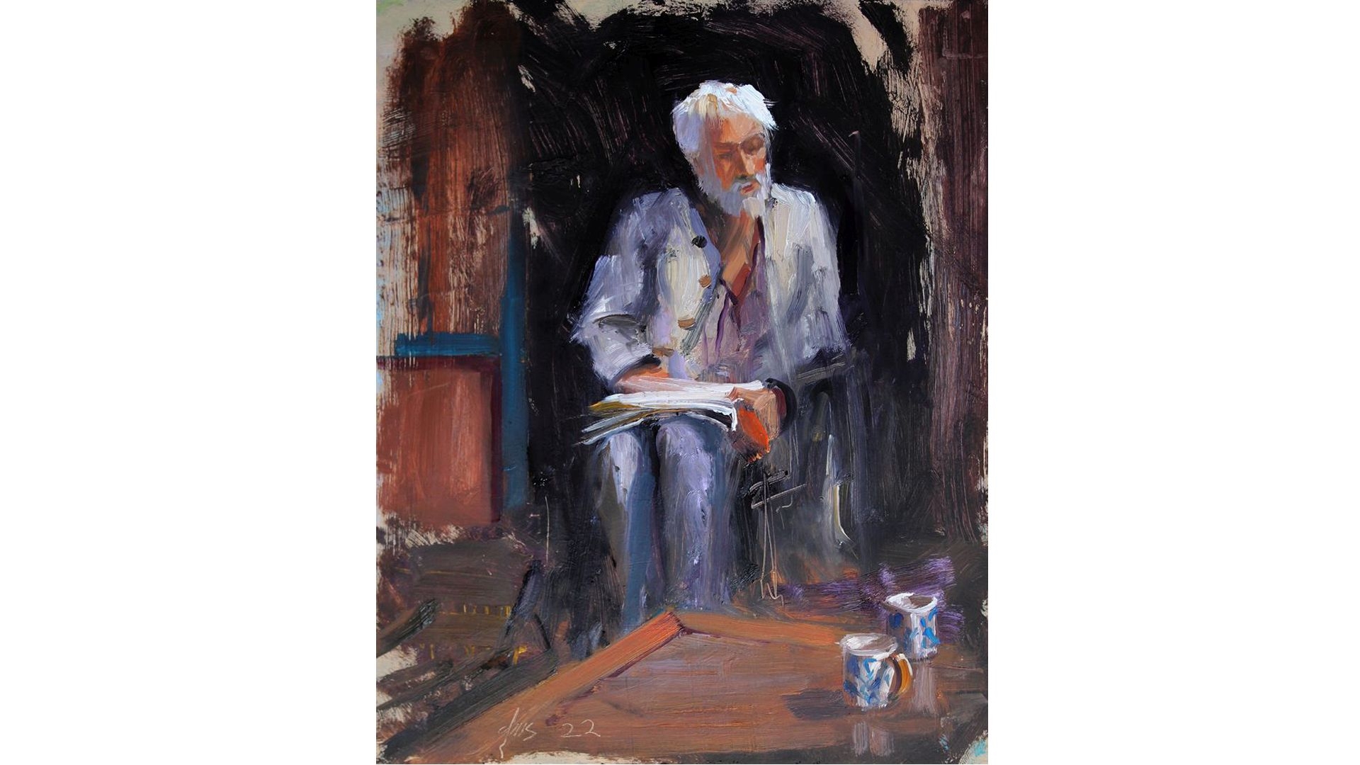 Vrienden eren schilder Matthijs Röling in de winter van zijn leven ...