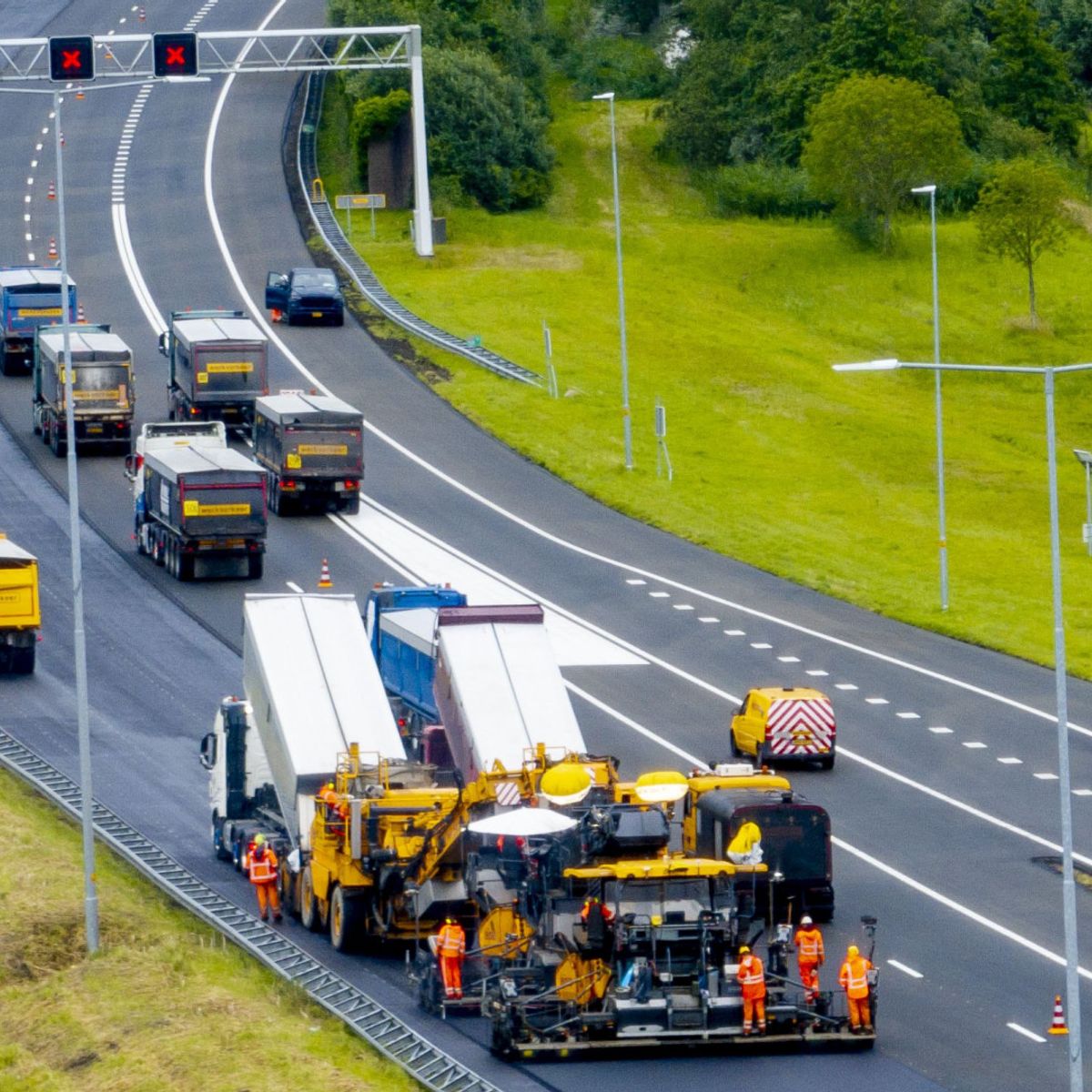 Groot onderhoud op A12 van Den Haag tot Utrecht: asfalt in beide richtingen vervangen - Omroep West