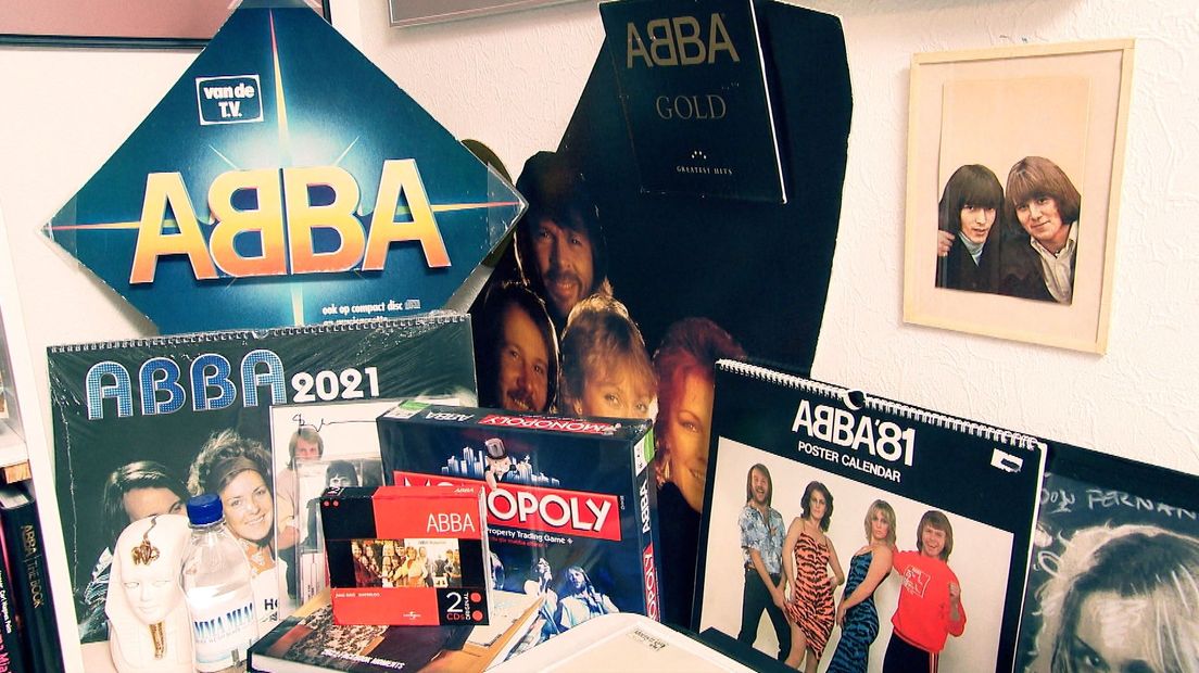 Bé Annen heeft een privemuseum vol met bijzondere ABBA-spullen - RTV ...