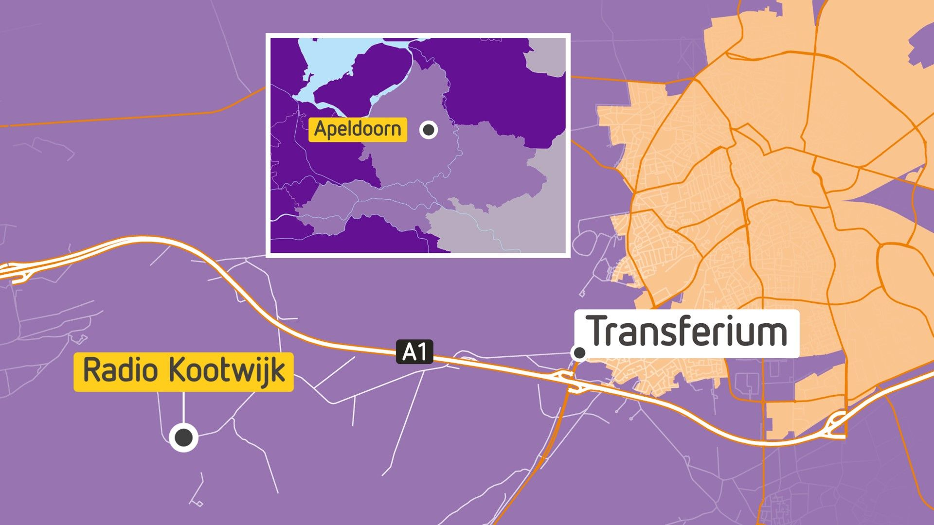Nieuw transferium langs A1 moet oud-zenderdorp ontlasten - Omroep ...