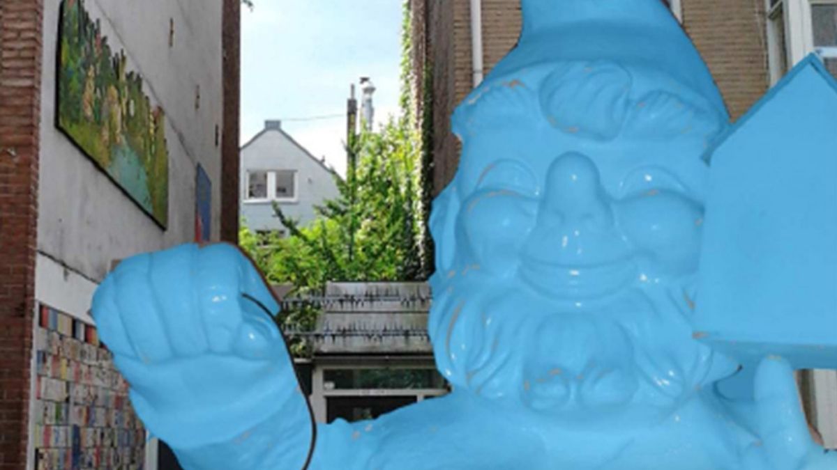 Blauwe kabouter laat potentie van Rotterdam zien + VIDEO - Rijnmond