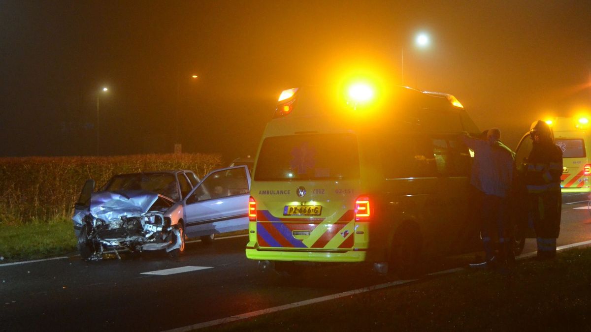 Ernstig ongeluk bij Wommels na code geel voor dichte mist - Omrop Fryslân