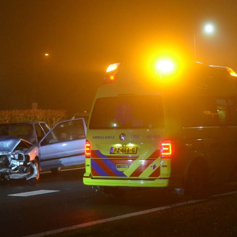 Ernstig ongeluk bij Wommels na code geel voor dichte mist - Omrop Fryslân