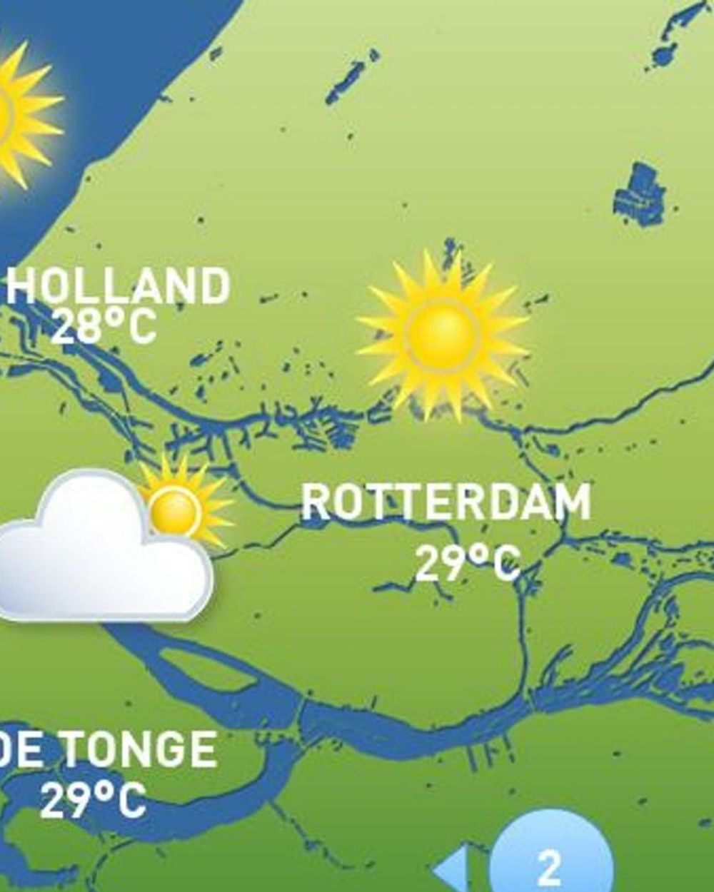 Het weer van vandaag: zeer warm en veel zon - Rijnmond