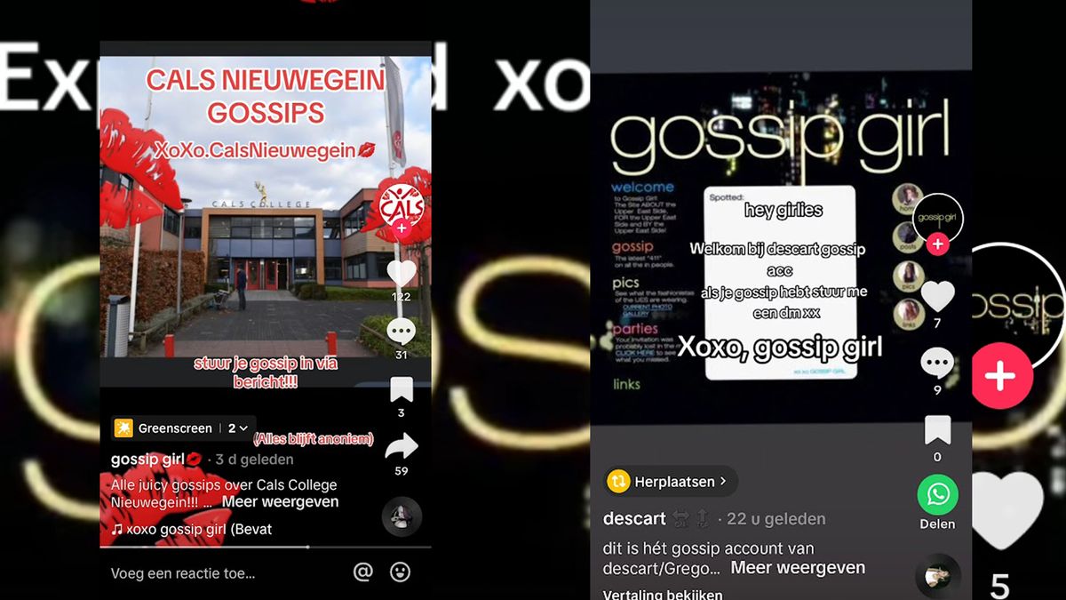 Gossip Girl op TikTok: scholen in de regio slaan alarm en sturen een brief - RTV Utrecht