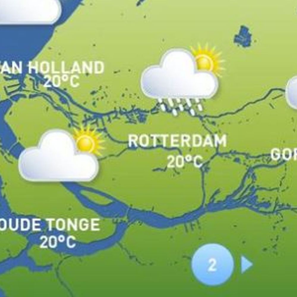 Het weer van vandaag: Af en toe zon, maar ook kans op een bui, maximaal 20 graden - Rijnmond