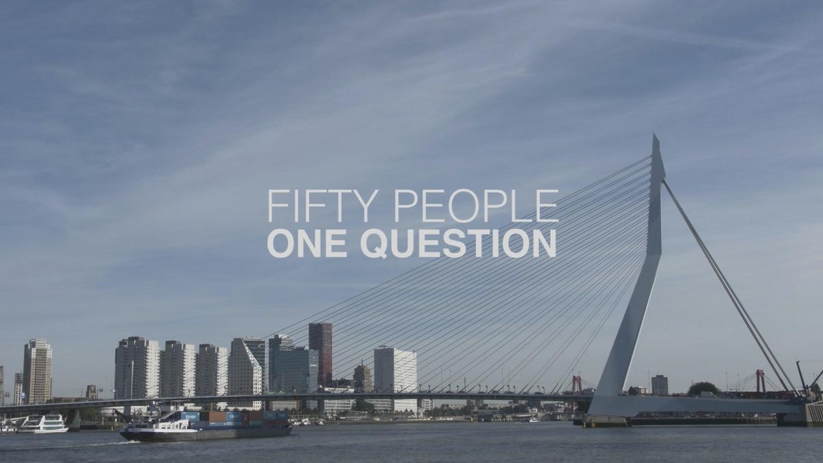 Nieuwe serie 'Fifty People One Question' bij Rijnmond - Rijnmond