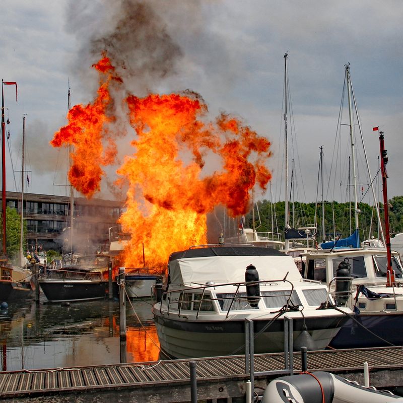 Explosie op boot in jachthaven Arnemuiden: twee gewonden en twee boten ...