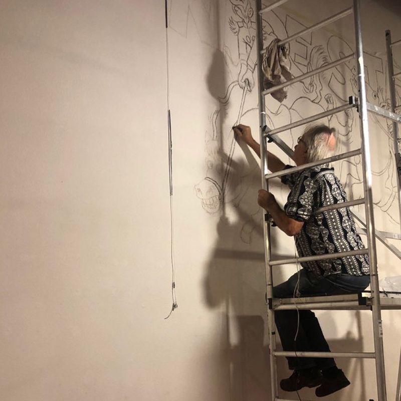 Frans Le Roux begint aan monsterklus in Stripmuseum - RTV Noord