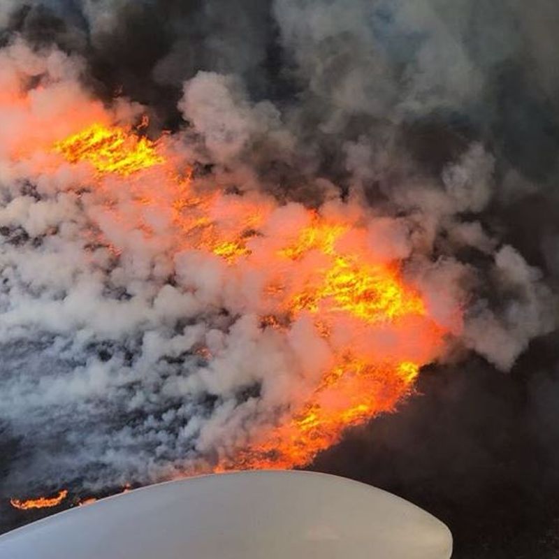 Heidebrand bij Oldebroek geblust, oorzaak nog onbekend - Omroep Gelderland