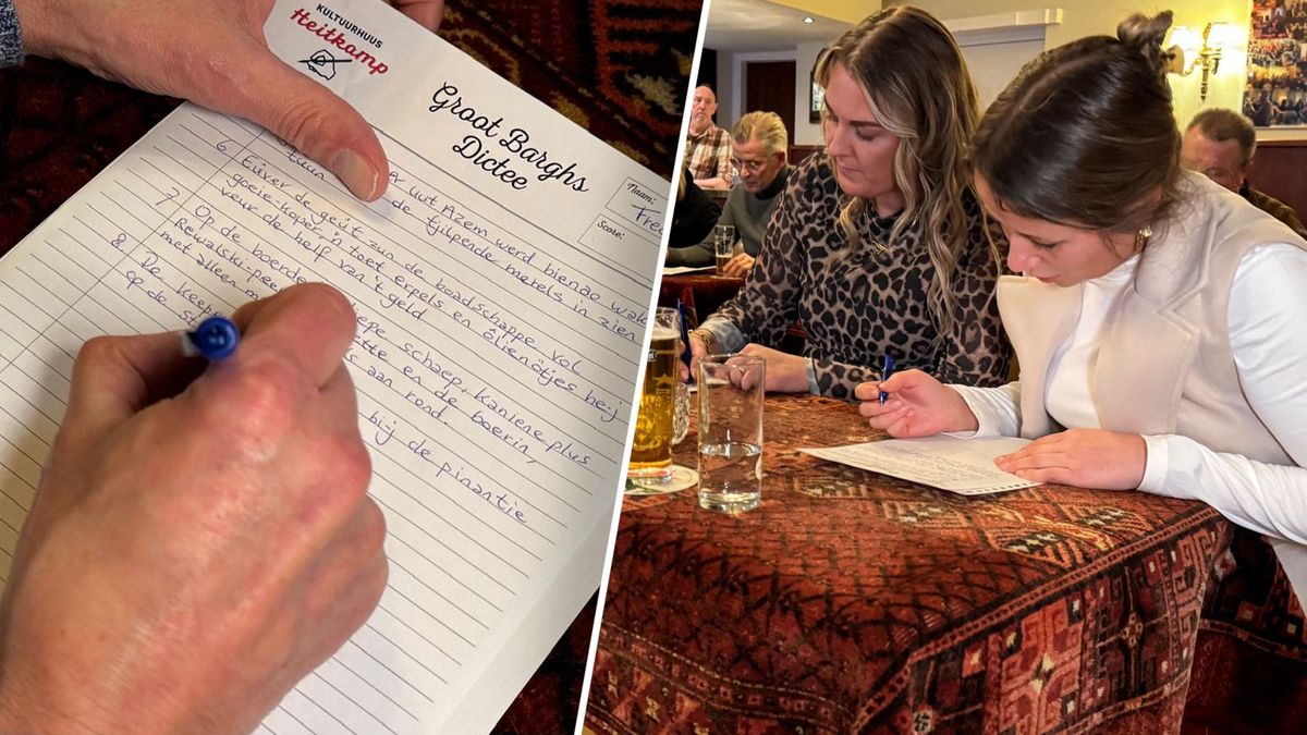 Groot Barghs Dictee keert terug: 'Proaten giet wal, maar schrieven is ...
