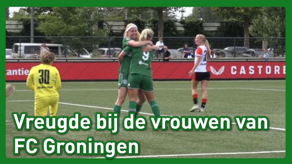 De doelpunten van de vrouwen van FC Groningen - RTV Noord
