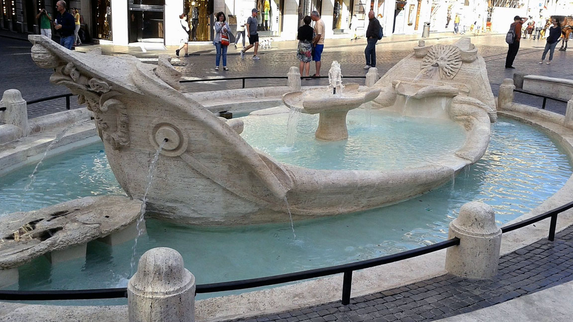 Nederlands gebaar: fonteinen Rome worden opgeknapt - Rijnmond