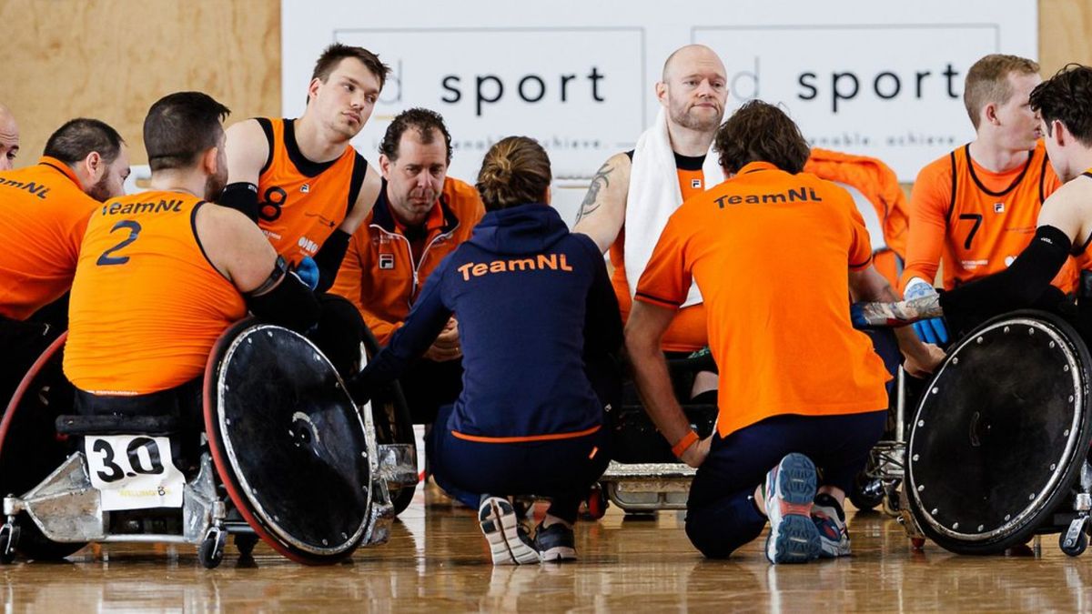 Davy strijdt op EK rolstoelrugby in Den Haag: 'Na die eerste hit was ik ...