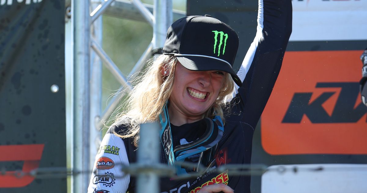 Lotte van Drunen voor de tweede keer wereldkampioen WMX - Rijnmond