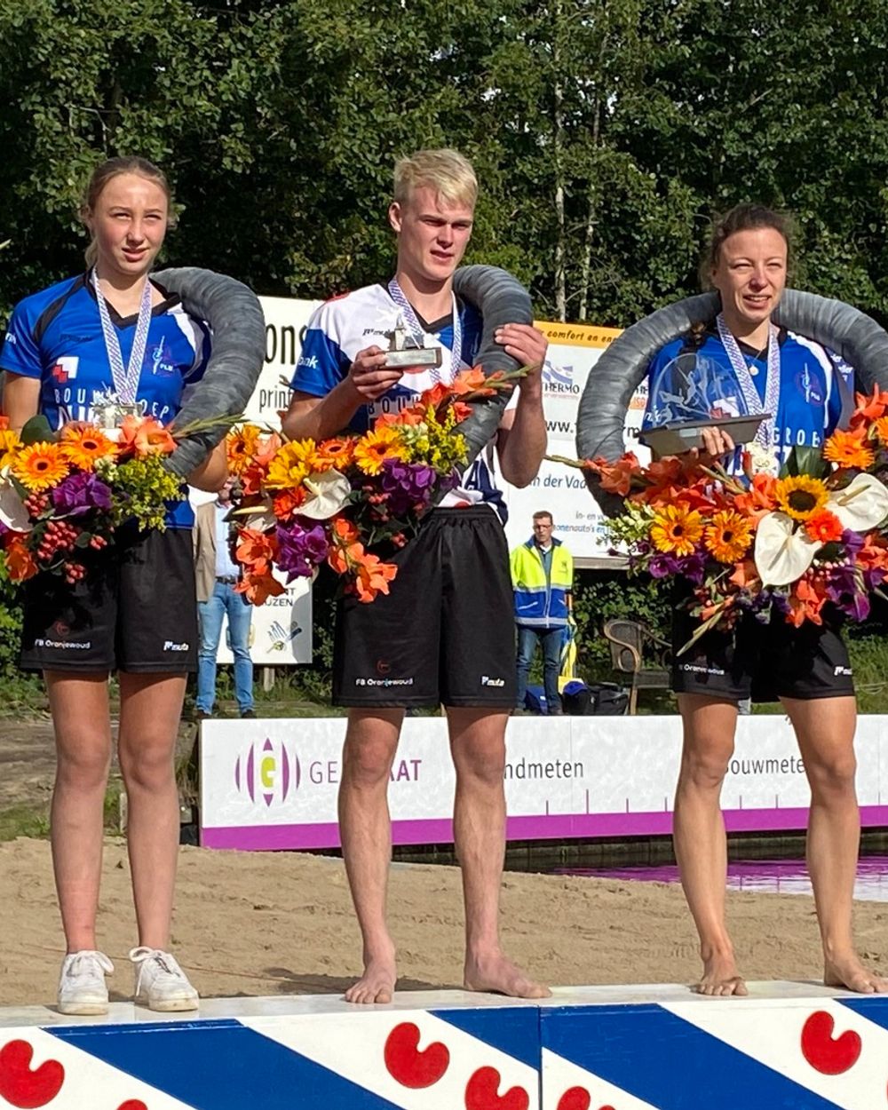 Rutger Piersma en Tessa Kramer winnaars op FK fierljeppen vol ...
