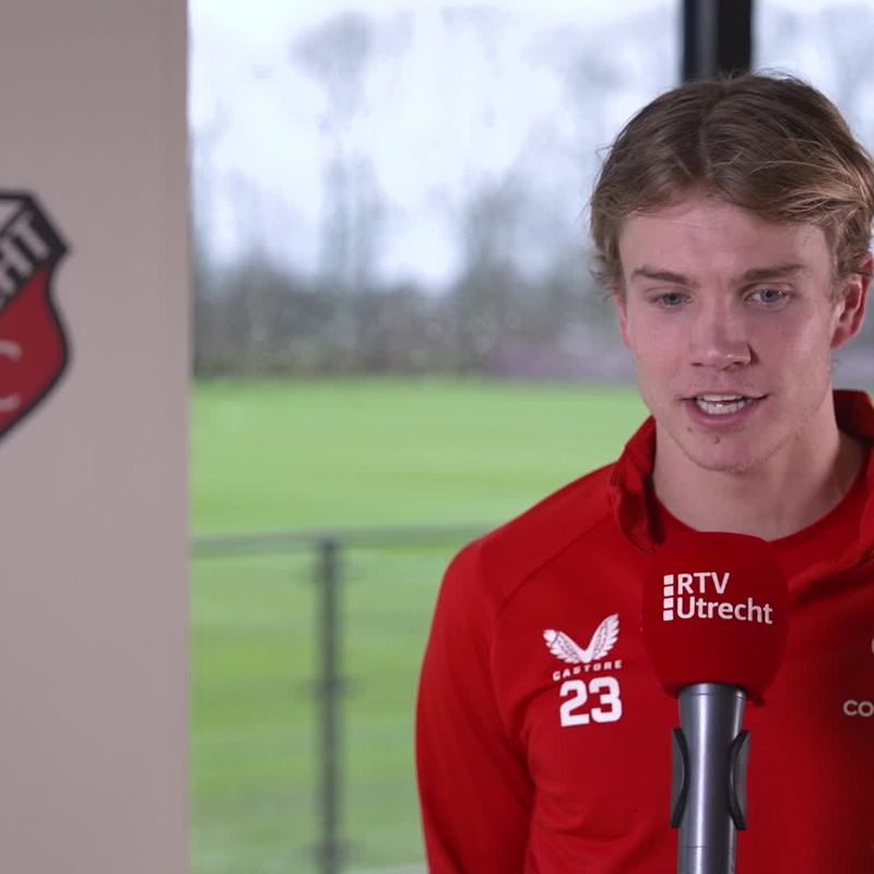 FC Utrecht-speler Niklas Vesterlund over zijn 2024. - RTV Utrecht