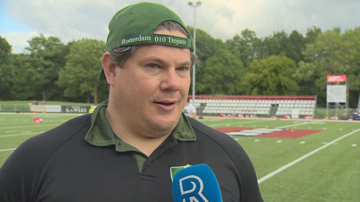 Coach Kevin Boerman van 010 Trojans na ruime nederlaag tegen Amsterdam ...