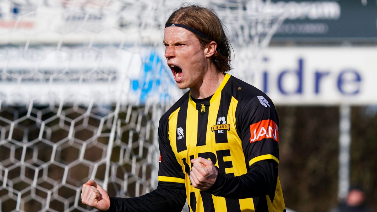 Rijnsburg-spits Van der Moot na 252 dagen weer trefzeker ...