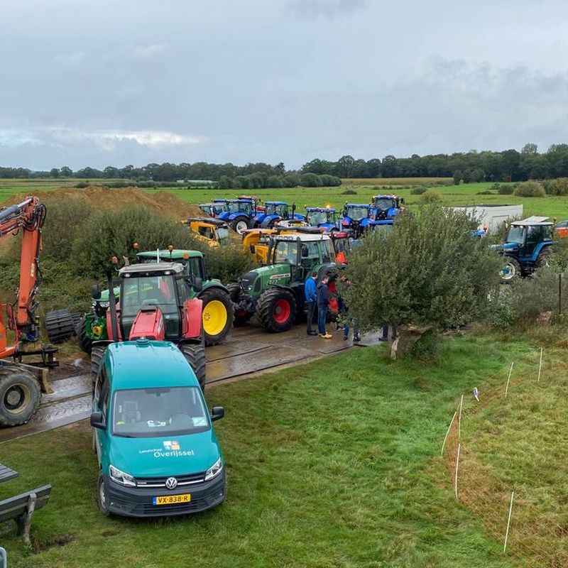 Boeren blokkeren Natura-2000 gebied Wierdense Veld - Oost