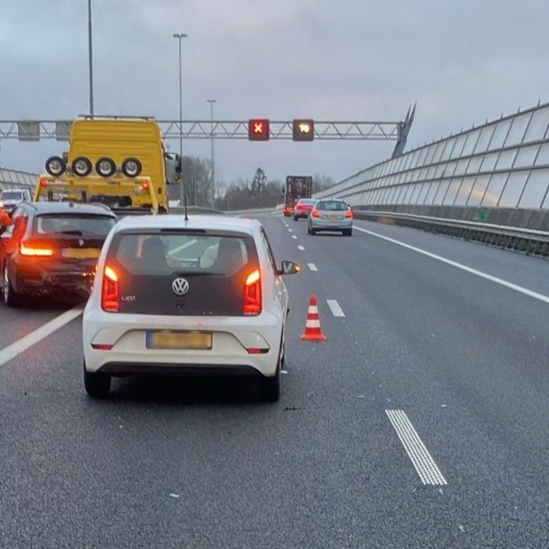 Ongeluk op de A15 - Rijnmond