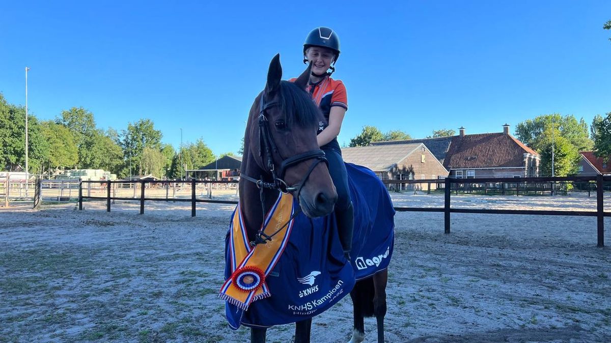Caro Lize (12) en haar pony Nederlands kampioen: 'Ik zou graag naar de ...