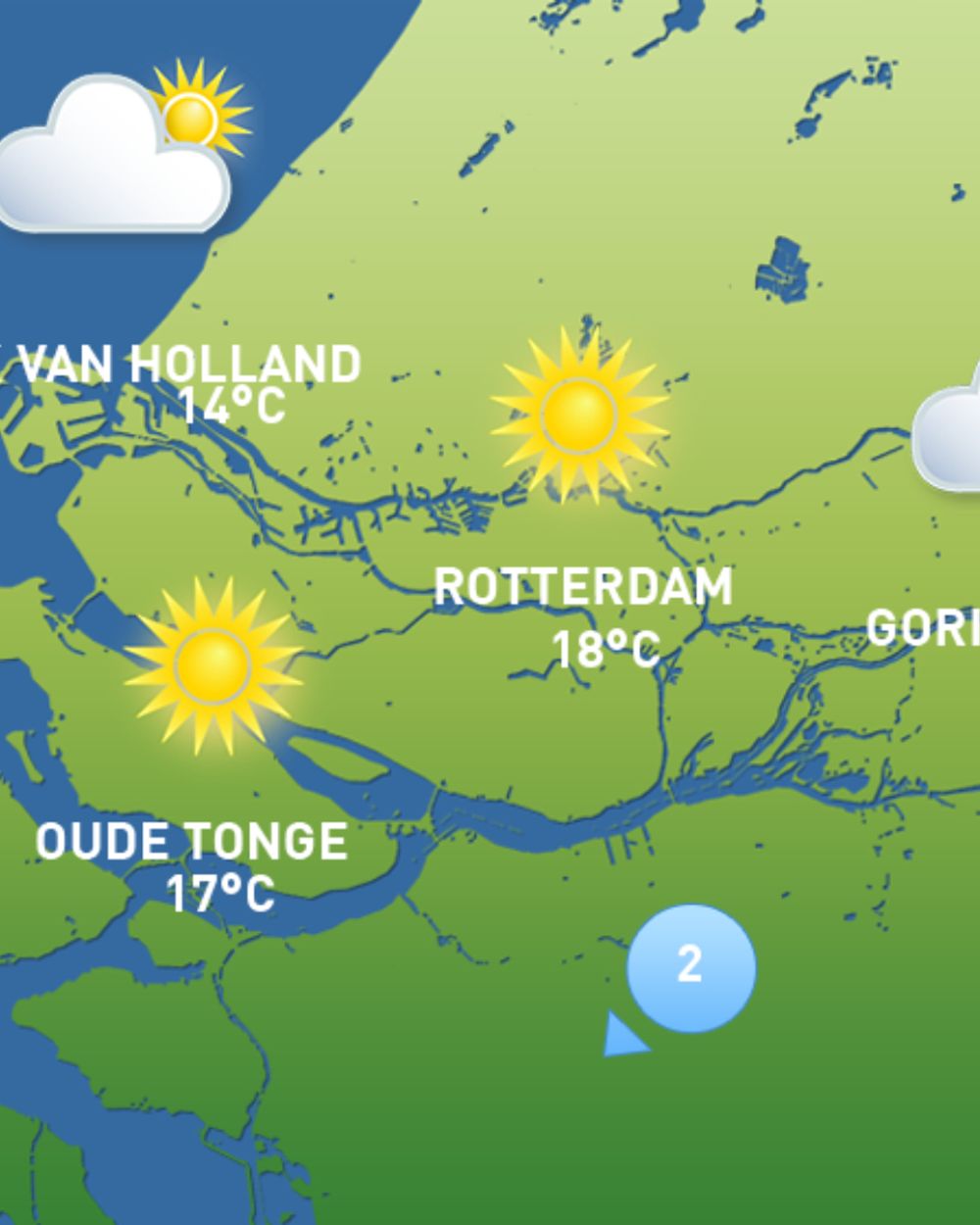 Het weer van vandaag: veel zon en erg zacht - Rijnmond
