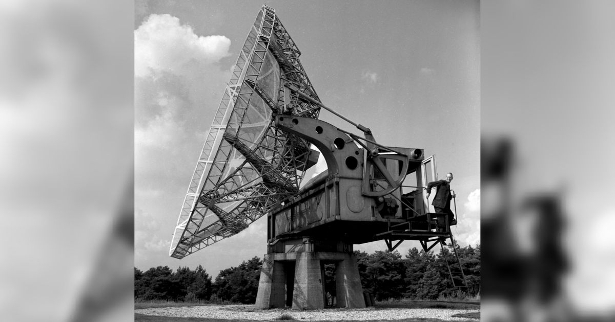 Van Duitse radarantenne in de oorlog naar Nederlandse radiotelescoop ...