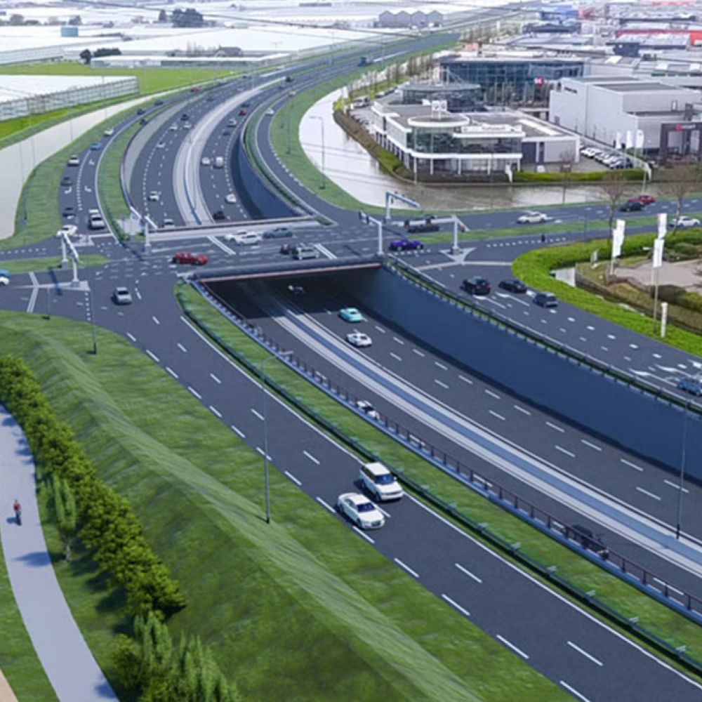 Bouw viaduct op weg met 80.000 voertuigen per dag kan 72 miljoen euro ...