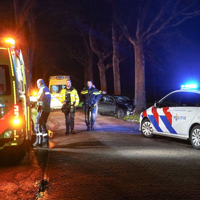 Gewonden bij eenzijdig ongeluk tussen Ubbena en Oudemolen - RTV Drenthe